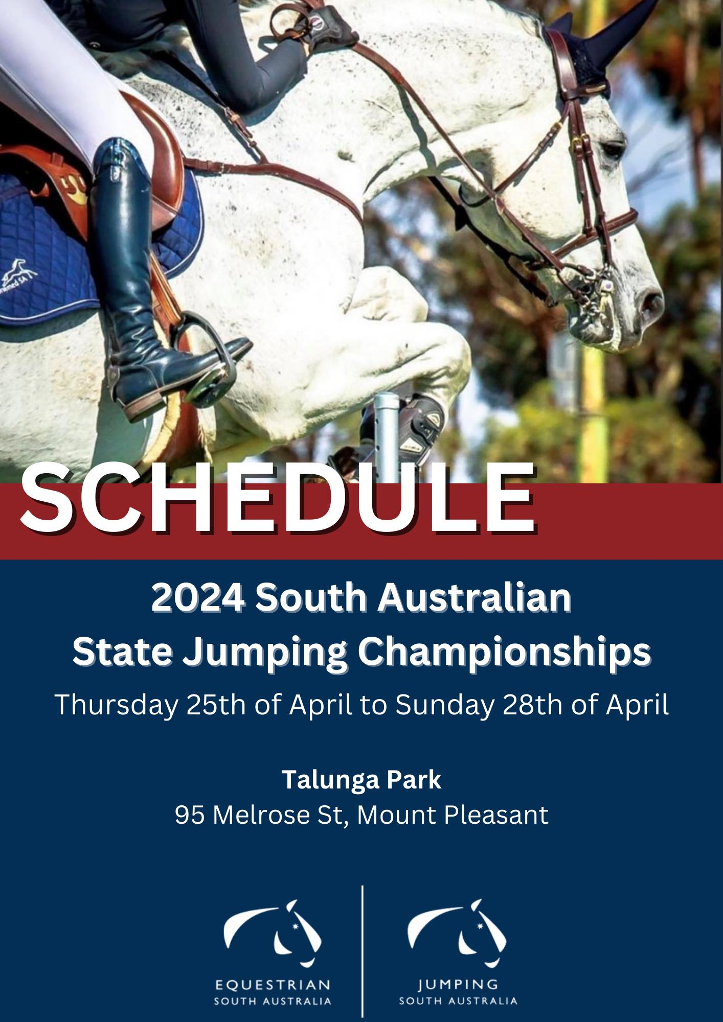 2024 SA Jumping State Championships Schedule out & entries open now! | Equestrian South Australia
